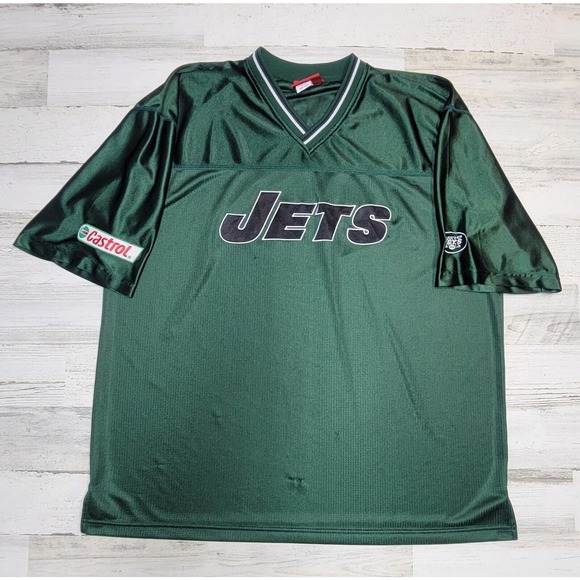 NFL | Shirts | Vintage Jet New York Castrol Oil Jersey Football One ...